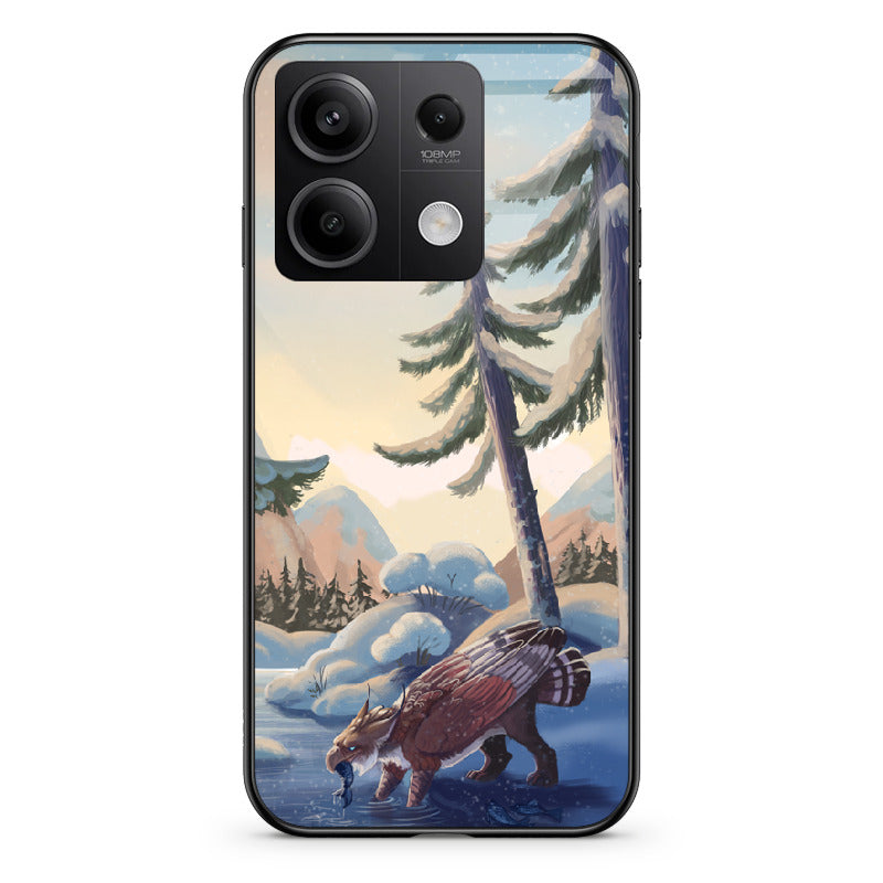 Glass Phone Case Winter Fishing – Tilt